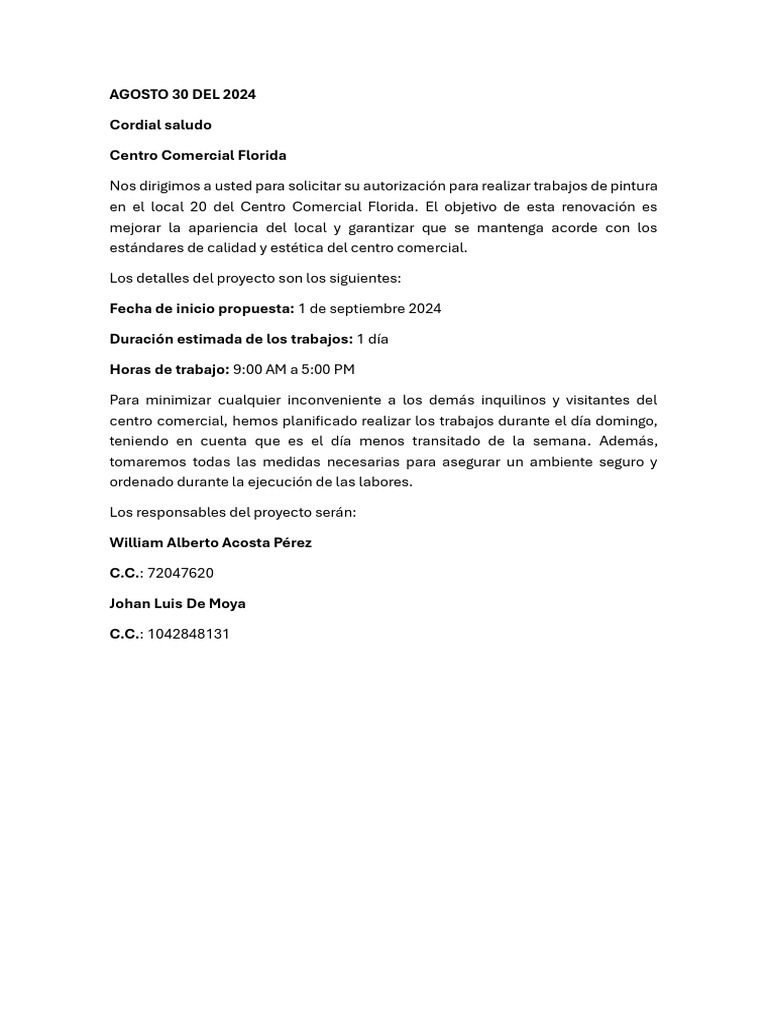 Carta Local 20 | PDF | Business | Law