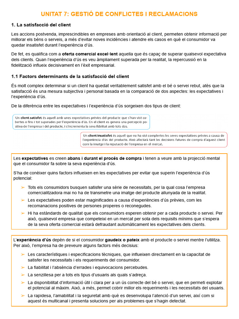 Resum Unitat 7 | PDF