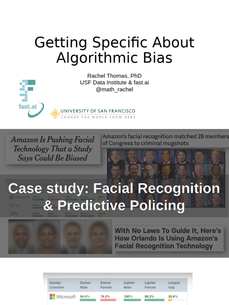 Rachel Thomas Specific About Bias | PDF