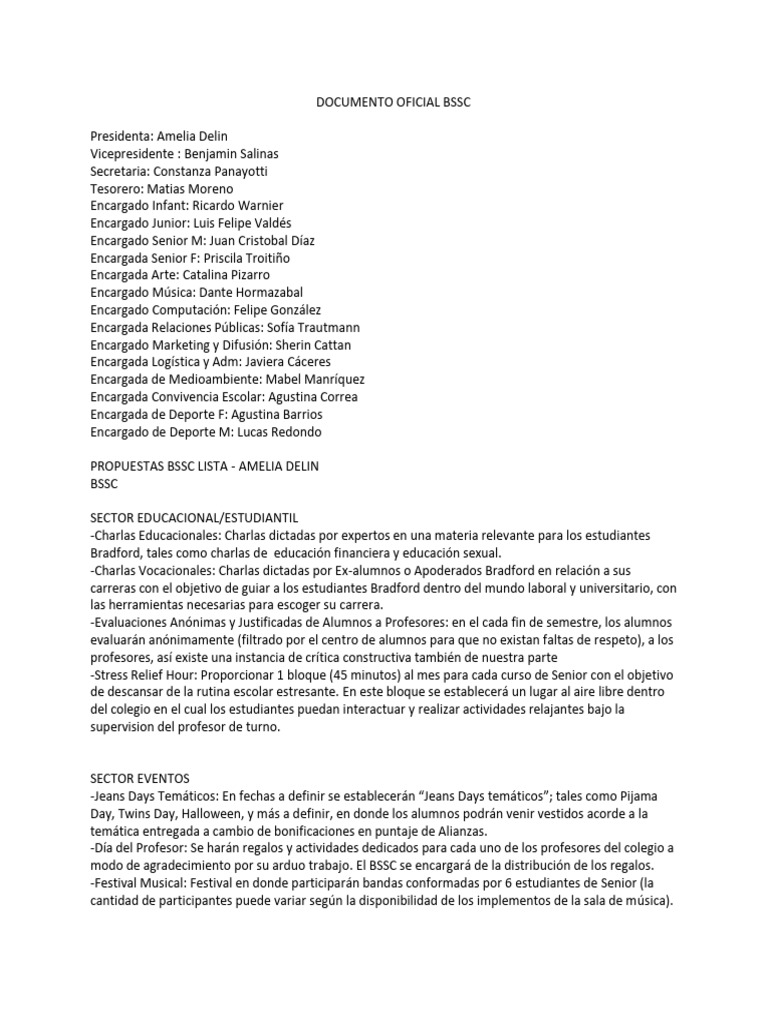 Propuesta Lista 2 B | PDF