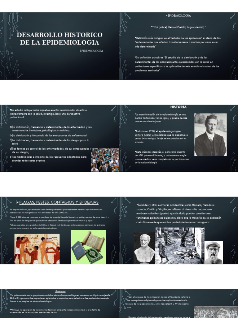 Desarrollo Historico de La Epidemiologia | PDF Desarrollo Historico de La Epidemiologia | PDF