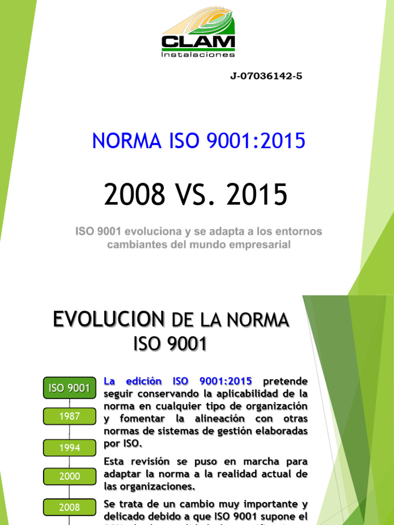 Norma Iso 9001 2015 Transicion 11-Abril | PDF