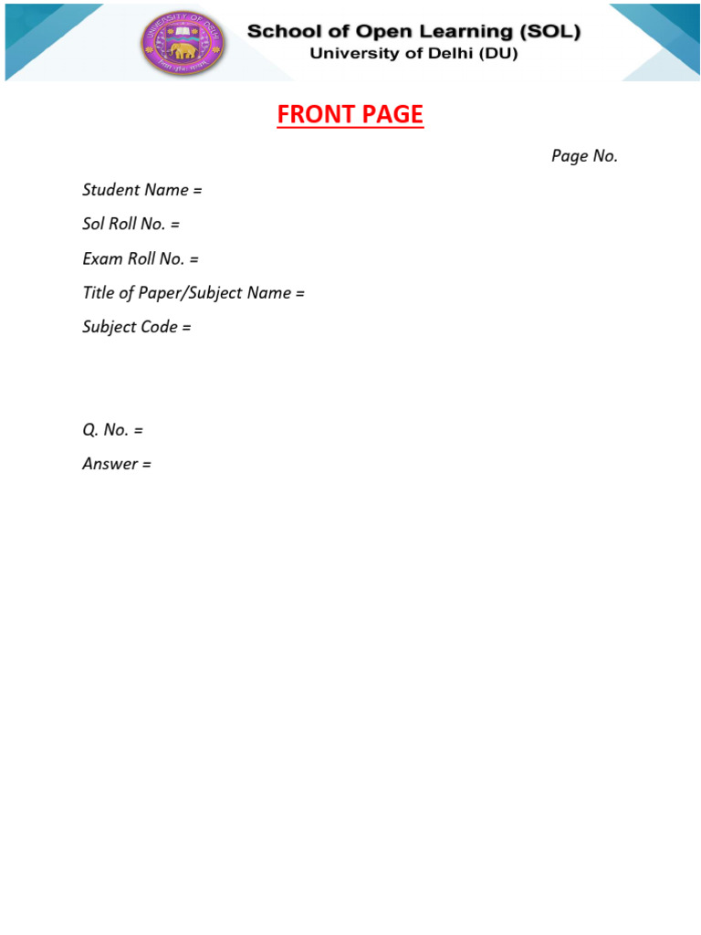 Format of ABE | PDF