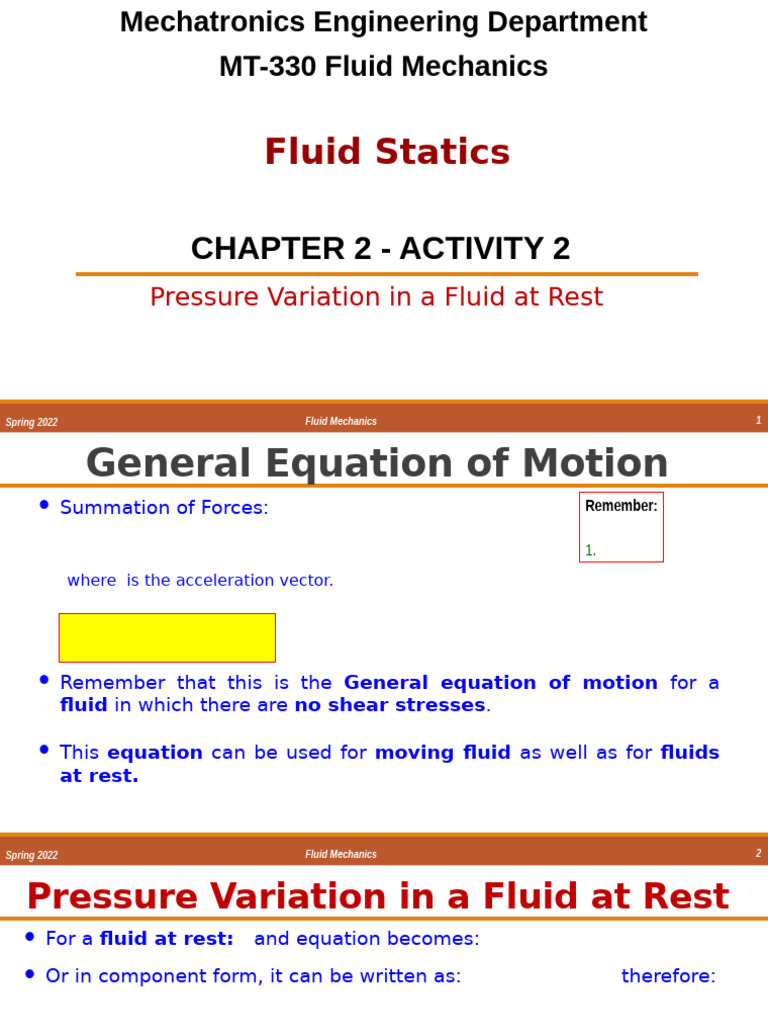 MT330 W3C2A2 (Pressure Variation) | PDF
