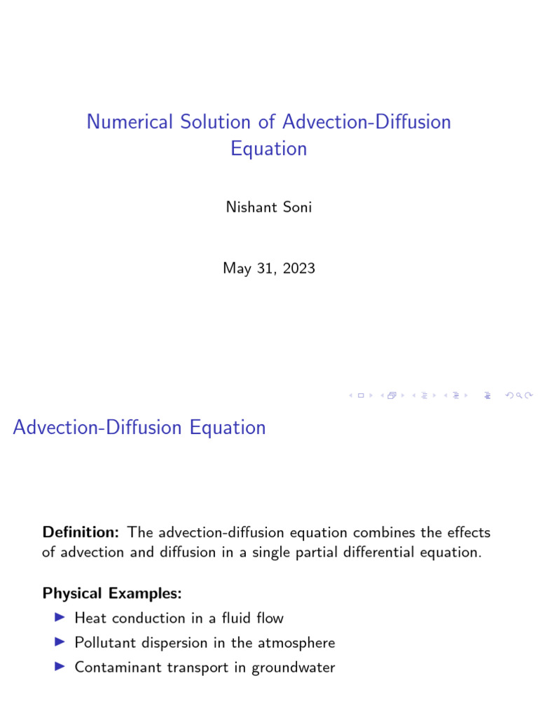 Advection Ec | PDF