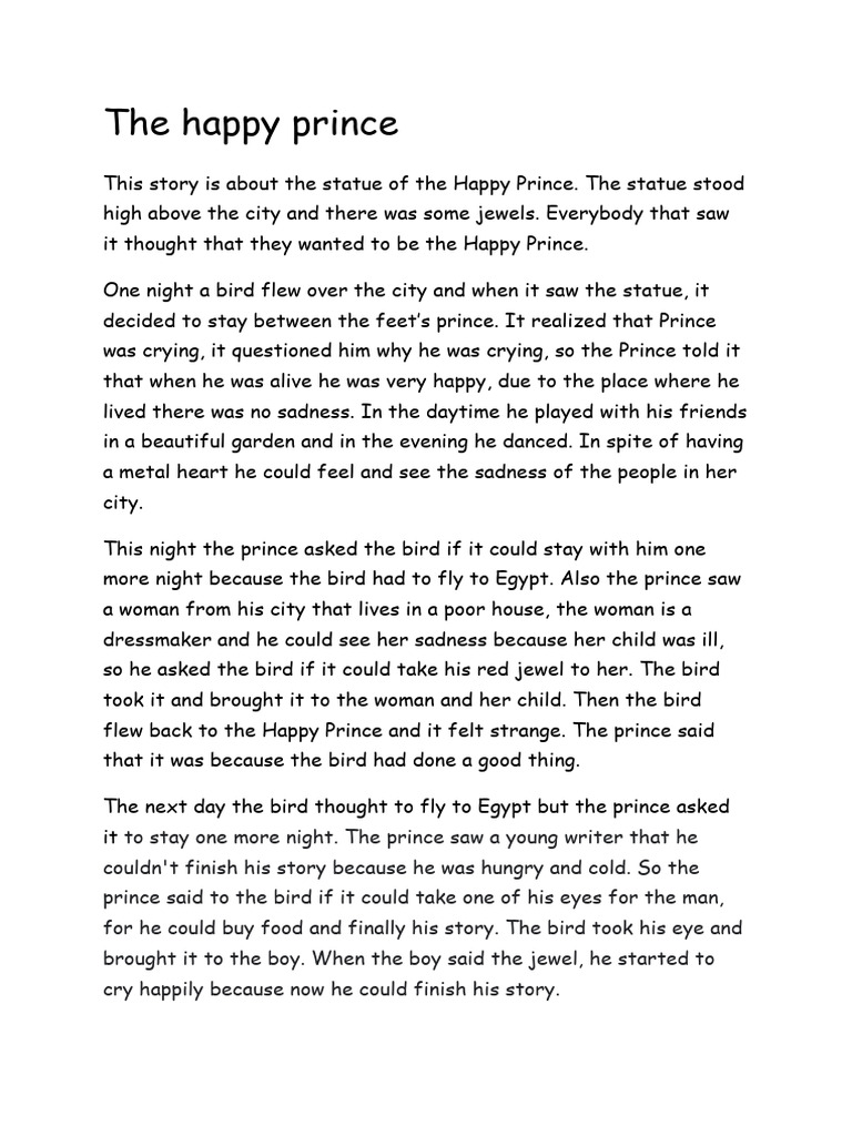 The Happy Prince | PDF