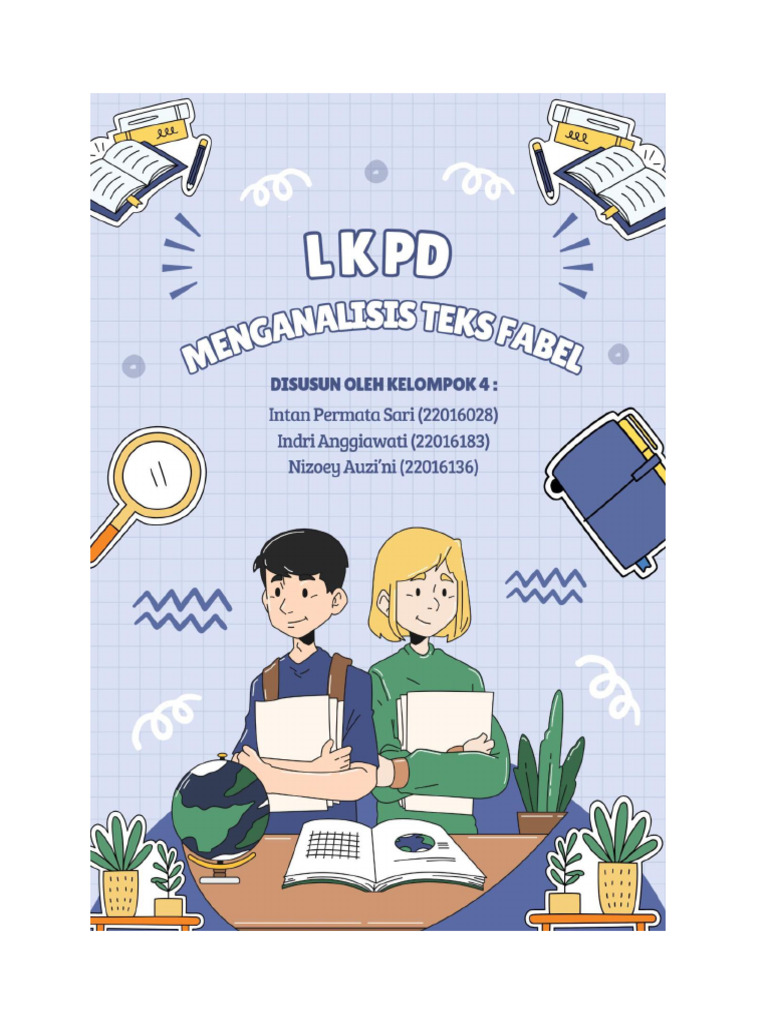 LKPD Menganalisis Teks Fabel - KEL 4 | PDF