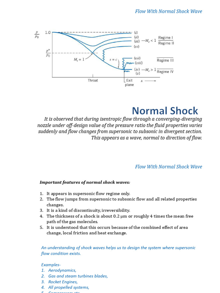 Normal Shocks | PDF