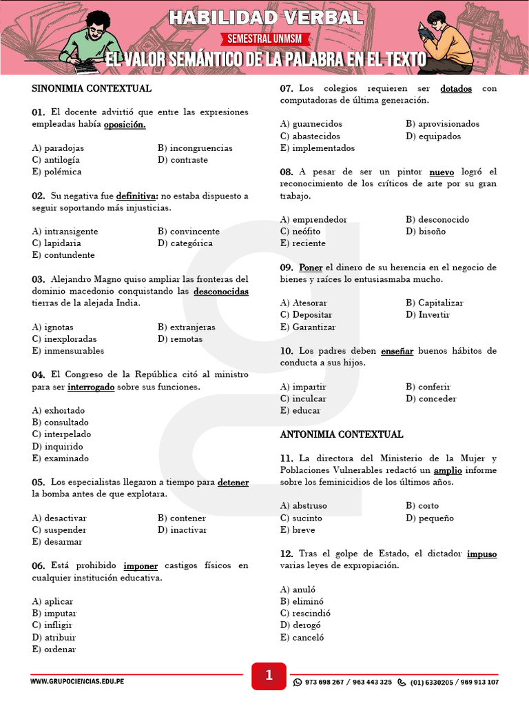 s2 - Raz. Verbal | PDF