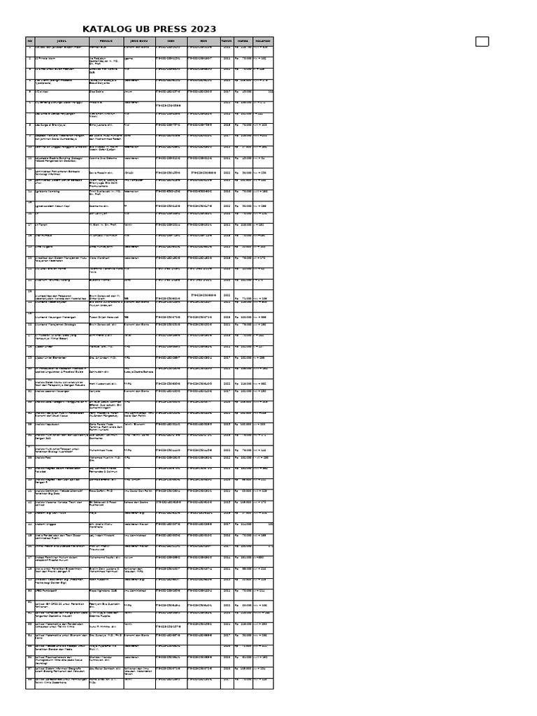 Katalog UB Press 2023 | PDF