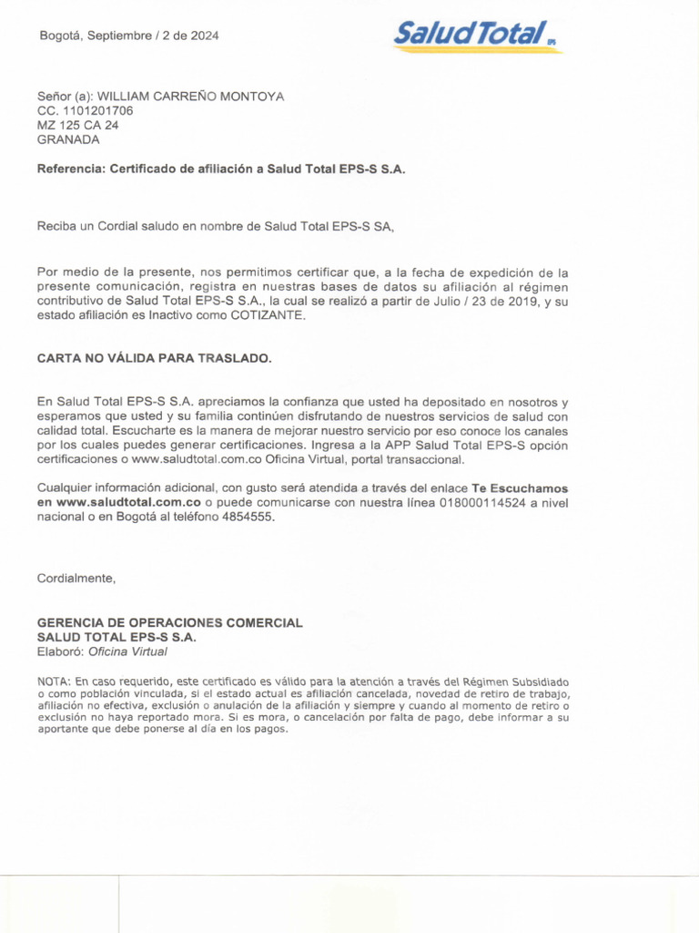 Salud Total | PDF