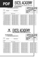 WAEC Objective Answer Sheet PDF | PDF