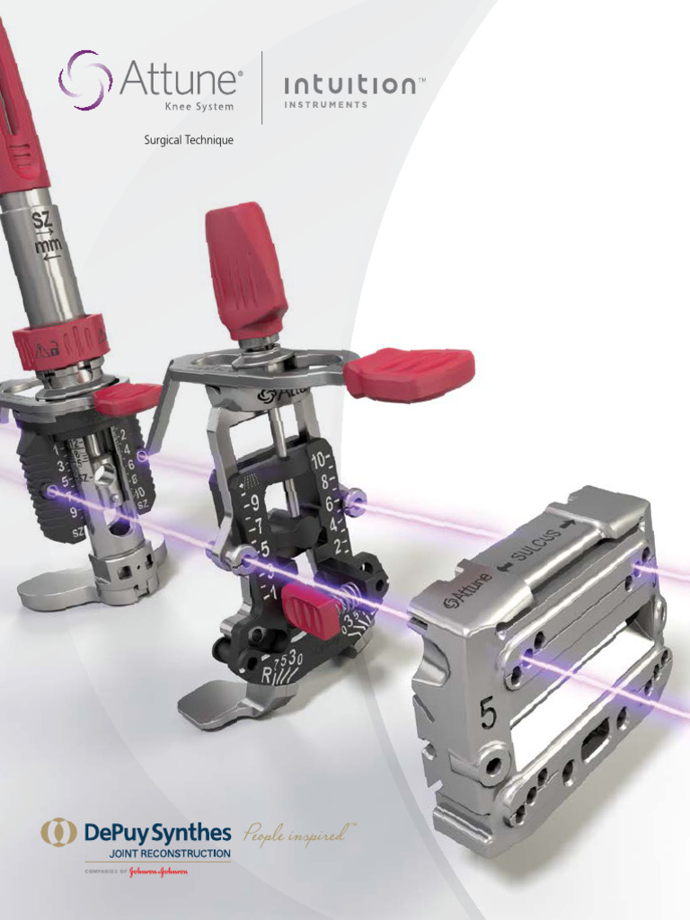 Attune Surgical Technique Intuition Instruments 0 | PDF | Knee | Human ...