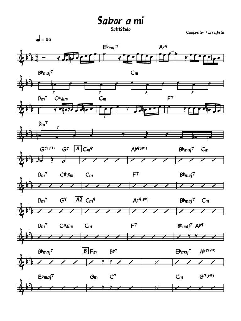 Sabor A Mi | PDF