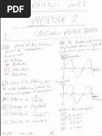 Physics Unit 2 CAPE Past Papers | PDF
