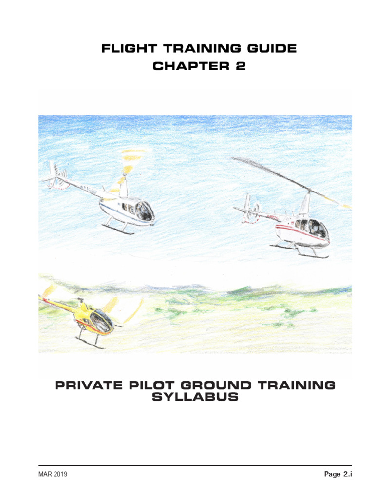 02 Private Pilot Ground Training Syllabus | PDF | Air Traffic Control ...