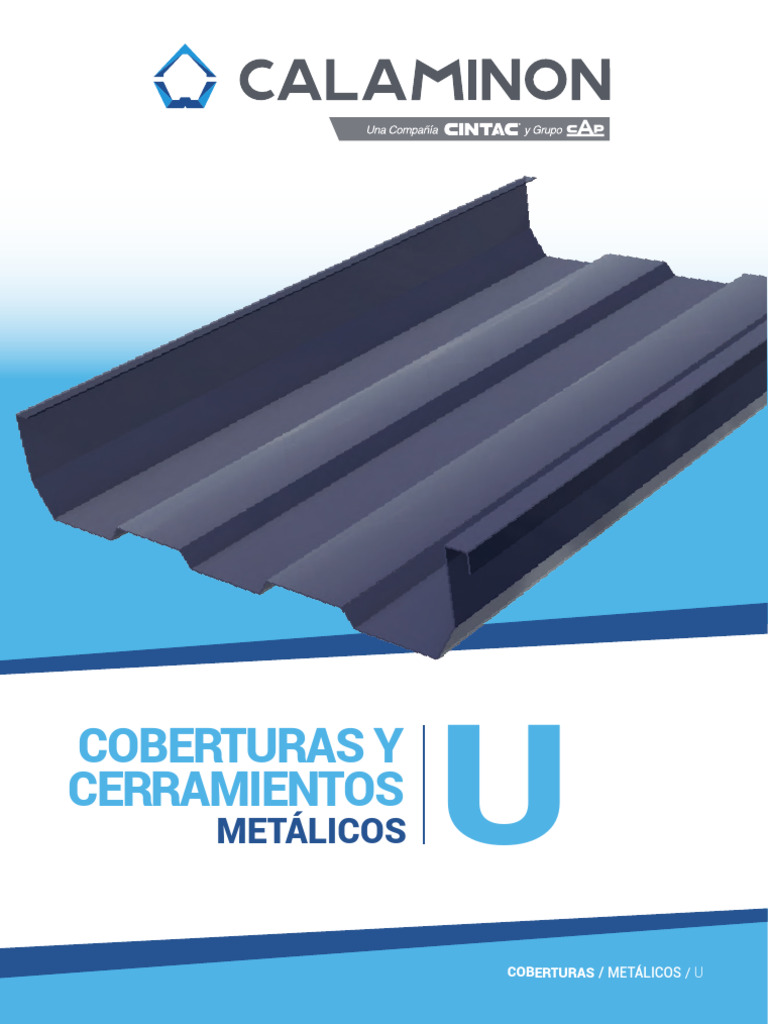 CALAMINON-COBERTURA METÁLICA U | PDF