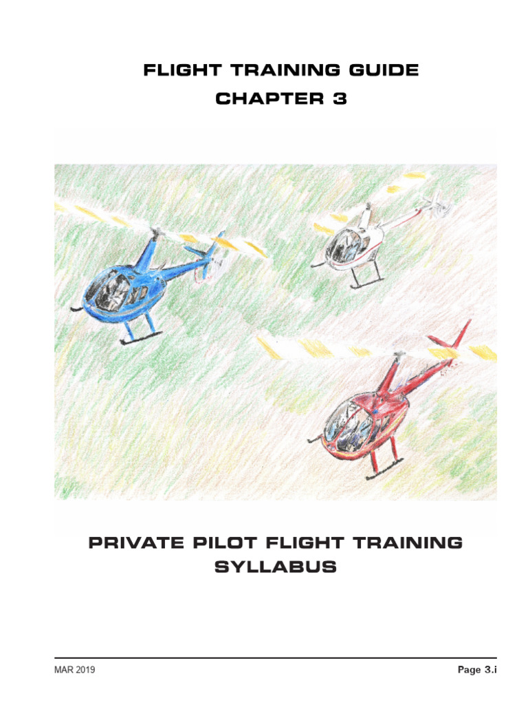 Helicopter Pilot Training Guide | PDF | Takeoff | Helicopter