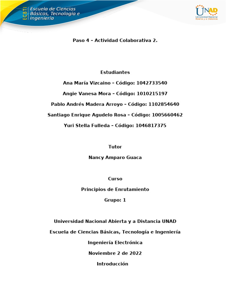 Grupo 1 - ABE2 | PDF