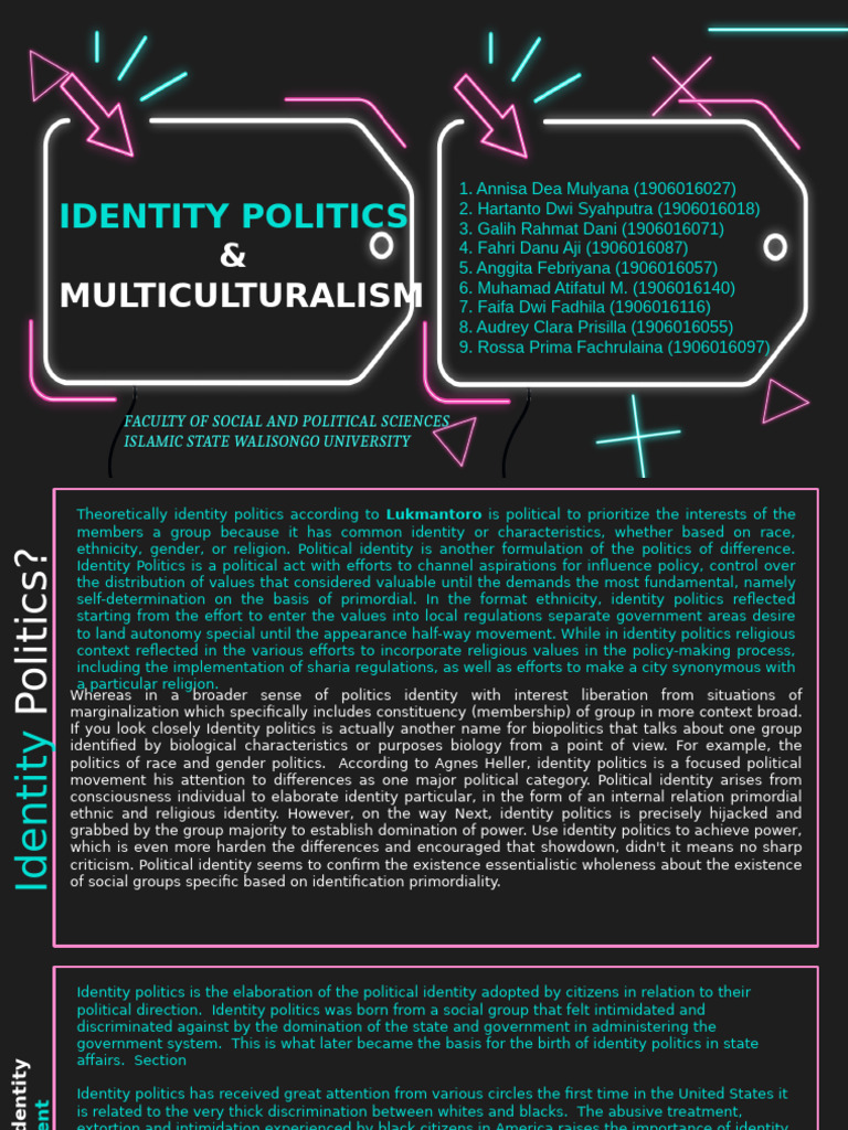 Kelompok 1 - IDENTITY POLITICS & Multiculturalism | PDF