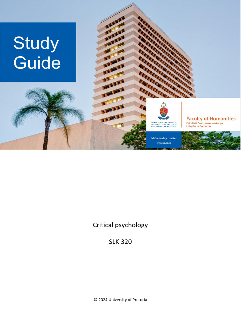 2024 SLK 320 Study Guide | PDF