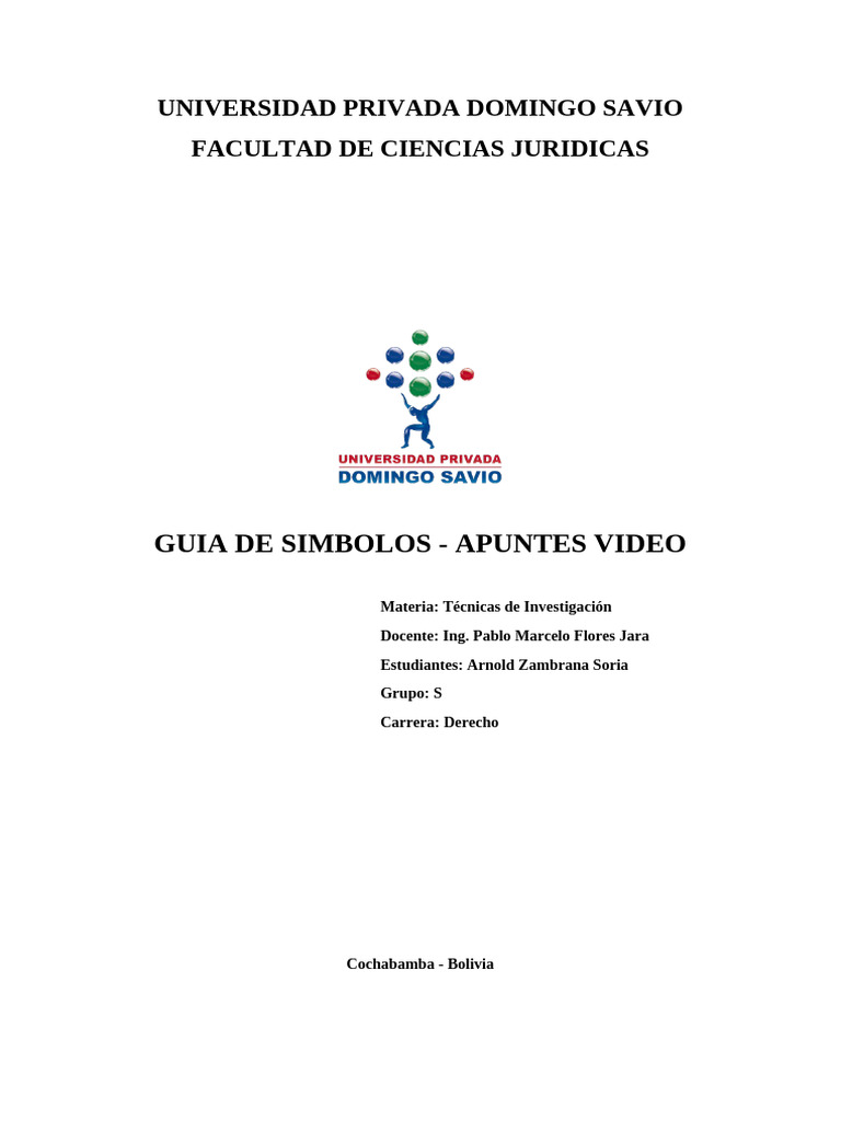 Guia de Simbolos Apuntes | PDF | Crecimiento personal y profesional