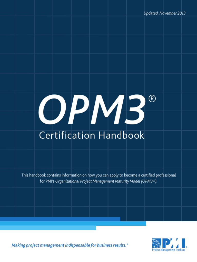 OPM3 Handbook | PDF