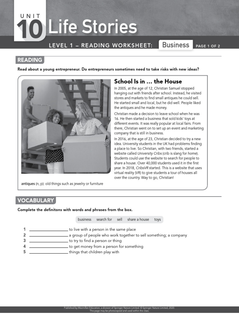 SYM_1_U10_ReadingWorksheets | PDF