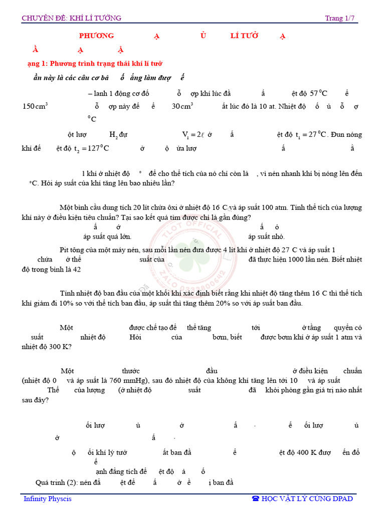 Bai 4 Khi Li Tuong Dang 12 de | PDF