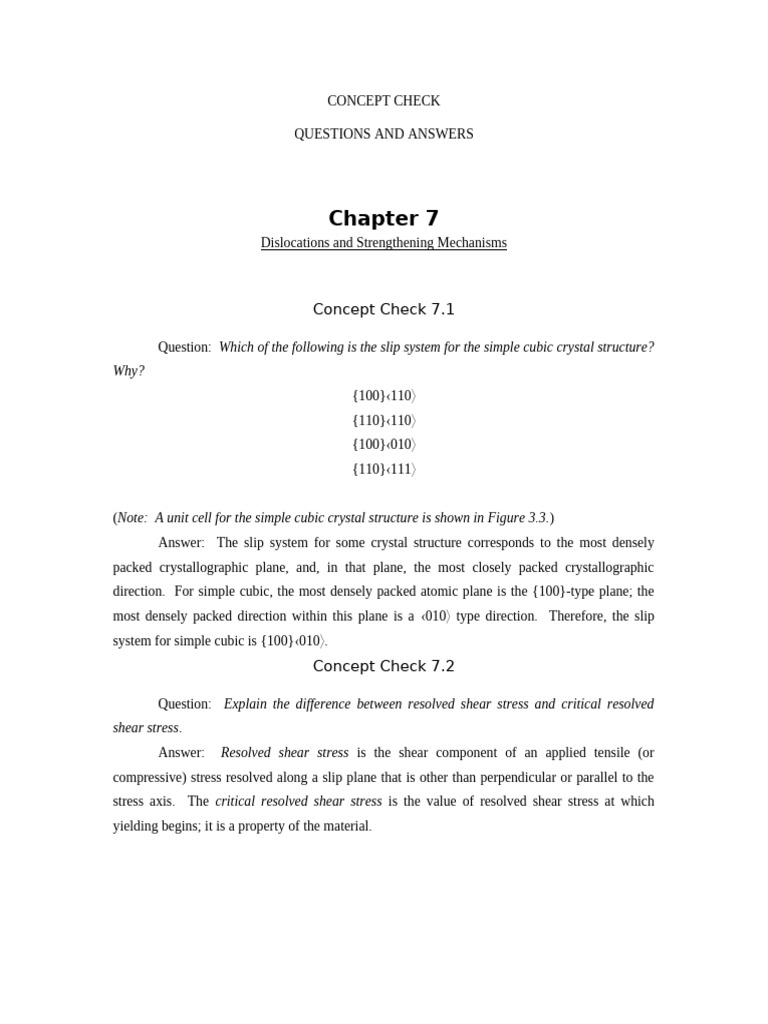 Concept Check Qa ch07-21 | PDF