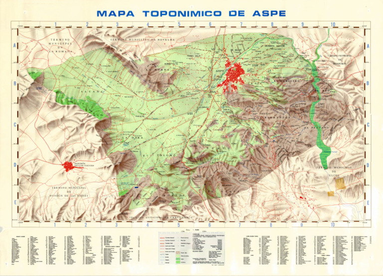Toponimico Aspe Rambla Tolomó | PDF