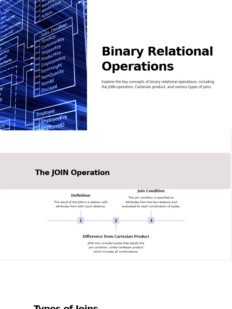 Binary Relational Operations | PDF