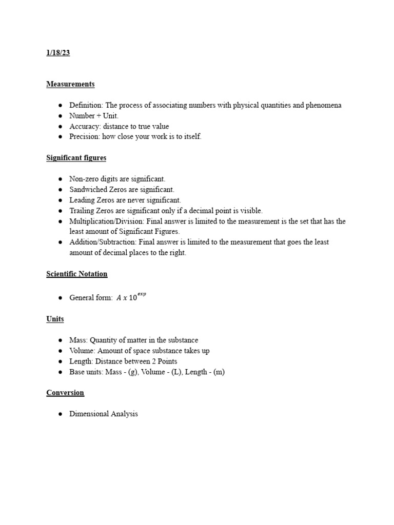 Gen Chem 1 Notes | PDF