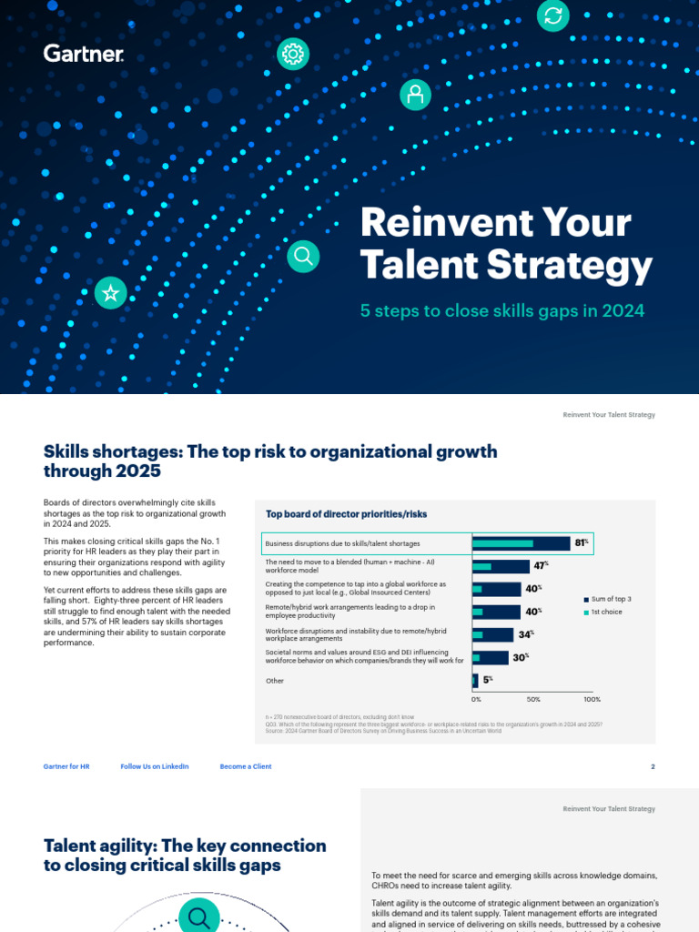 Close Skills Gaps: 5 Steps for 2024 | PDF | Recruitment | Career & Growth