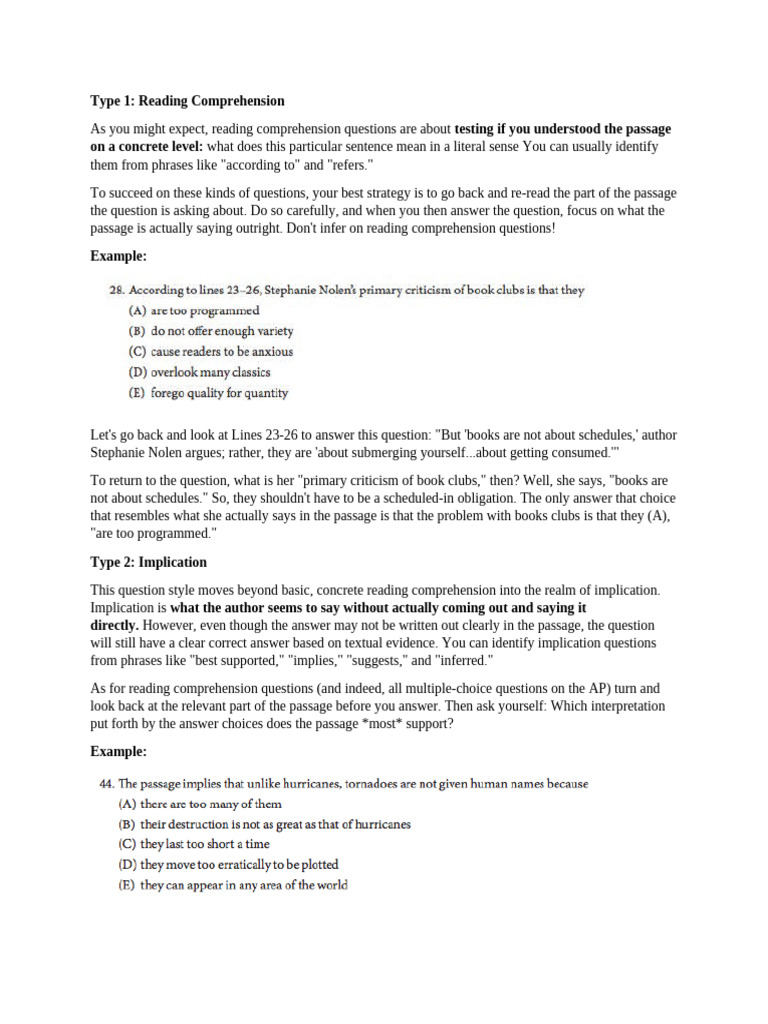 Multiple Choice Strategies For AP Lang | PDF | Multiple Choice | Philosophy