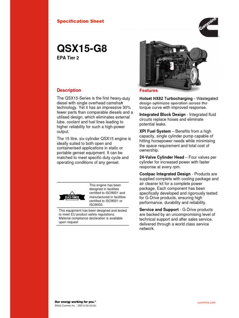 QSX15 G8 | PDF