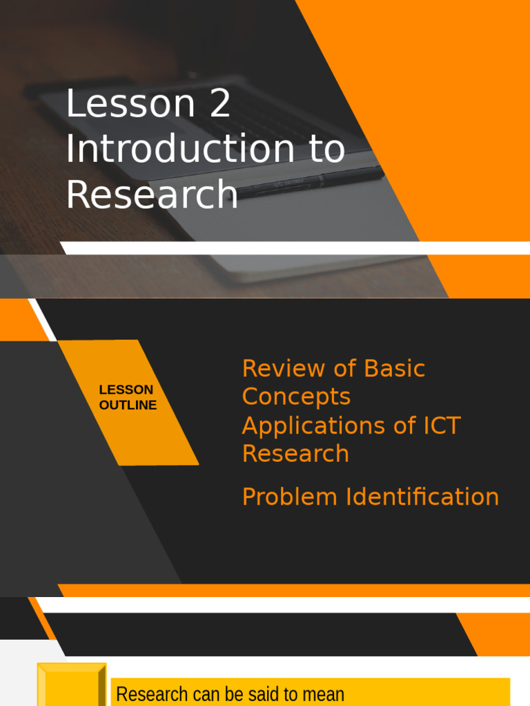 Lesson 2 Introduction To Research Part 2 | PDF