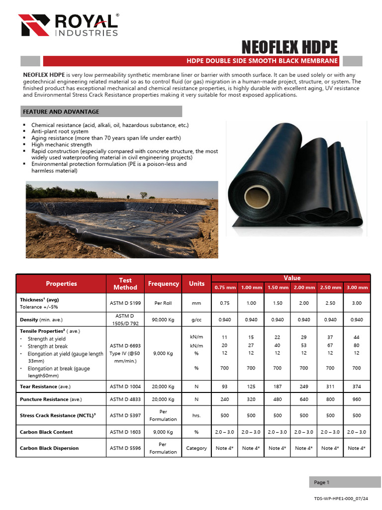 Neoflex Hdpe | PDF