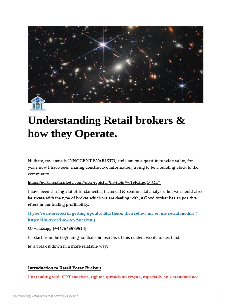Understanding retail brokers | PDF