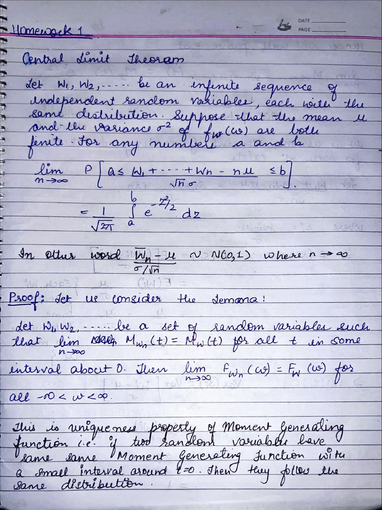 annotated-CLT Proof | PDF