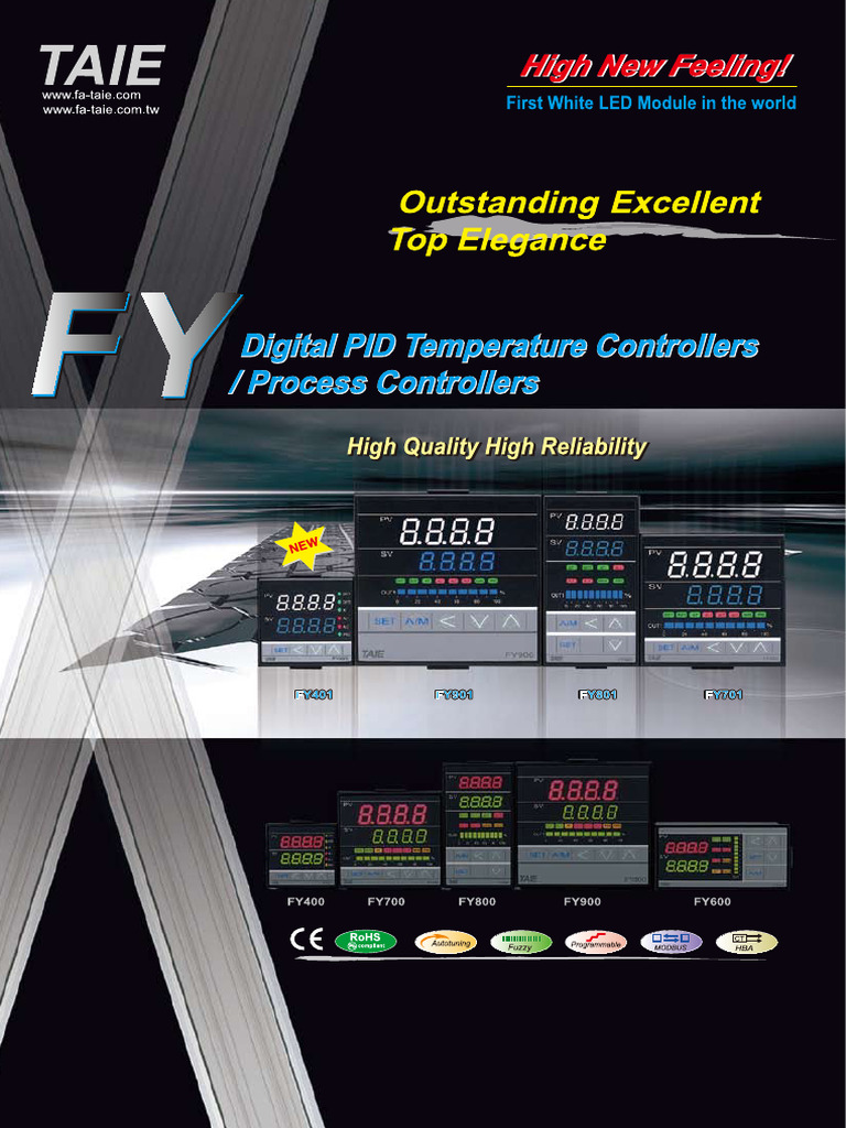 FY - 01 Series Catalogues (Blue White LED Display) | PDF