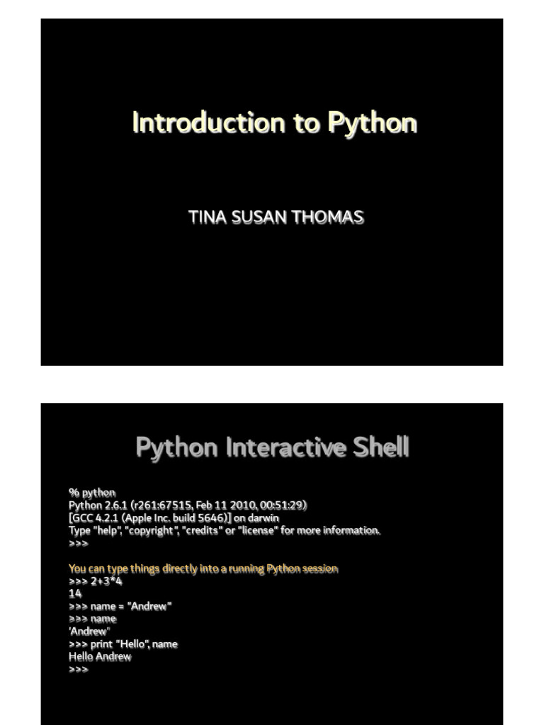 Introduction to Python Programming | PDF Introduction to Python Programming | PDF