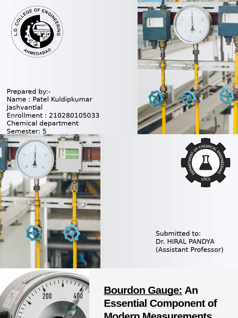 Bourdon-Gauge-Kuldip J Patel FINAL | PDF