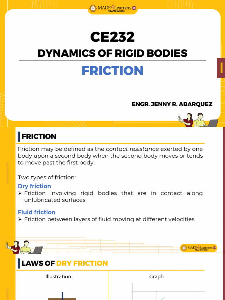 Topic 1 - Friction Part 1 | PDF | Friction | Science & Mathematics