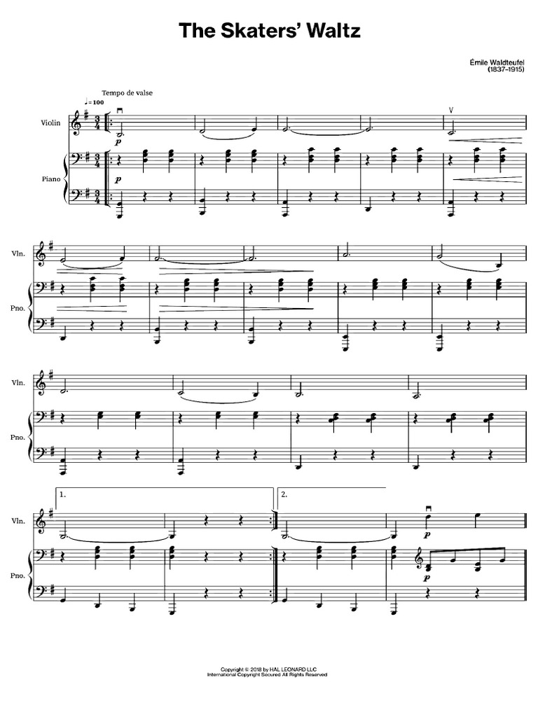 Skater's Waltz | PDF