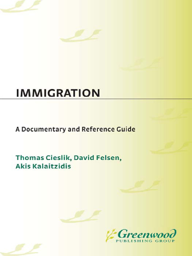 Tips Immigration A Documentary and Reference Guide | PDF