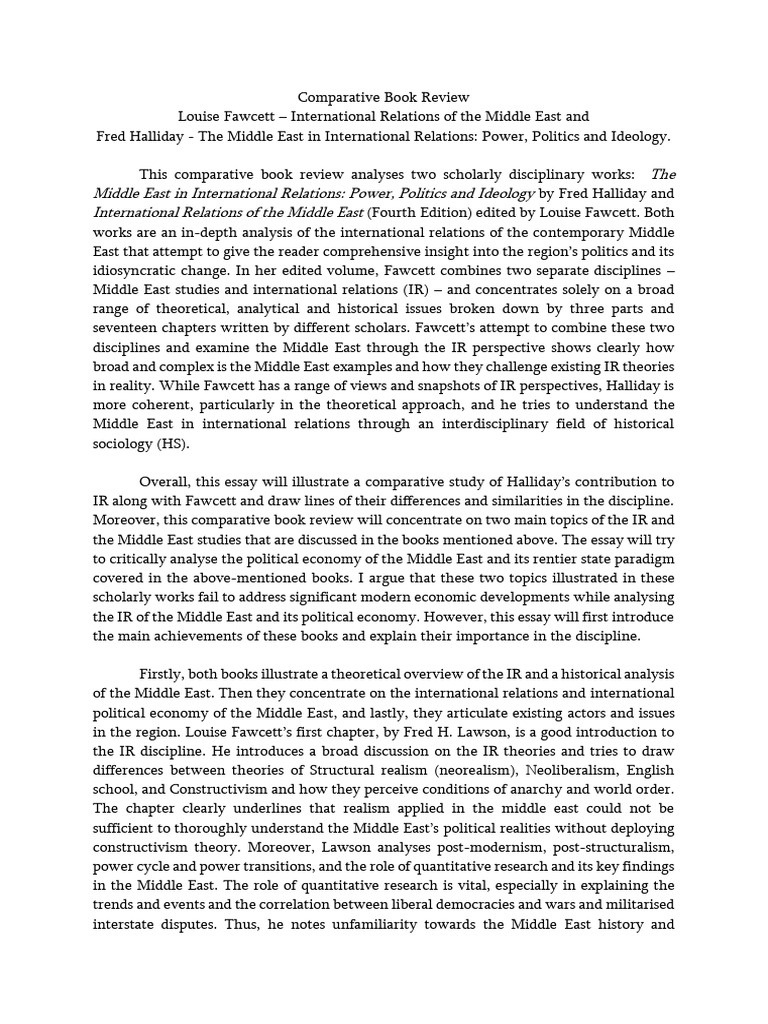 Comparative Book Review | PDF