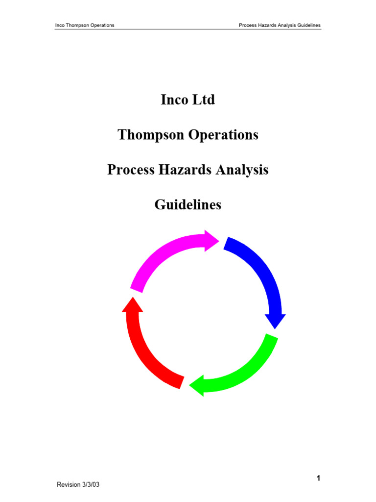 process hazards analysis guidelines | PDF