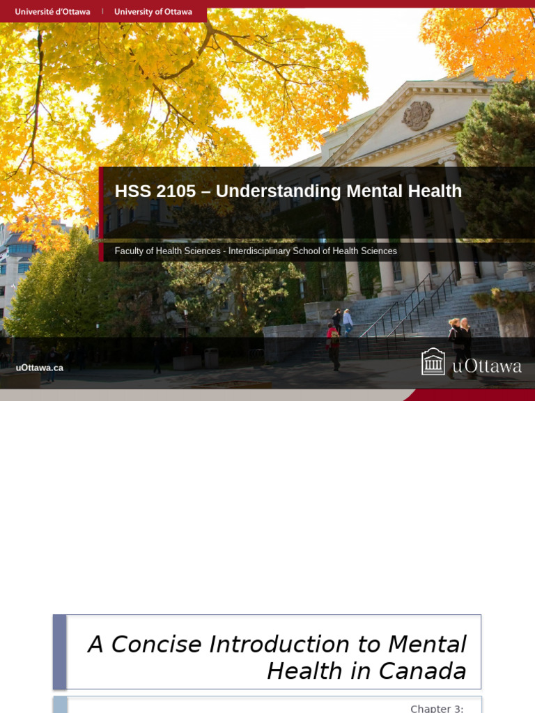 3) Chapter 3 - Mental Health Examined Through The Social Sciences | PDF