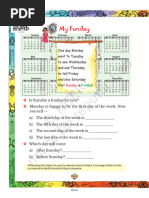 Hindi Names of the Weekdays | PDF